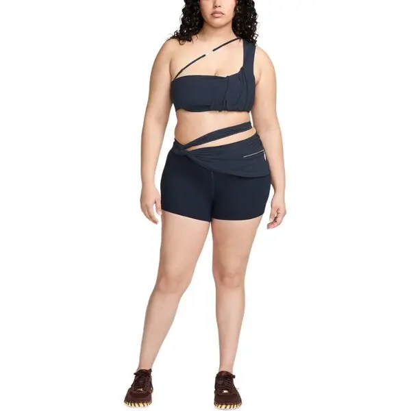 Nike X Jacquemus Asymmetrical Bra Top - Dark Blue