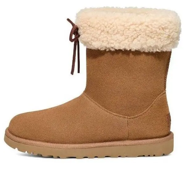 UGG Sarissa Shearling Short Boot - Chestnut