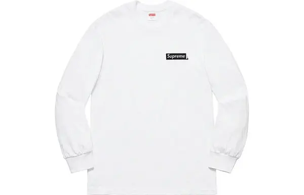 Supreme Long Sleeve Alphabet Graphic T-shirt