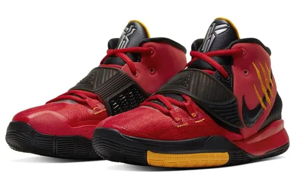 Nike Kyrie 6 "bruce Lee Red" Basketball Sneakers - Black/red