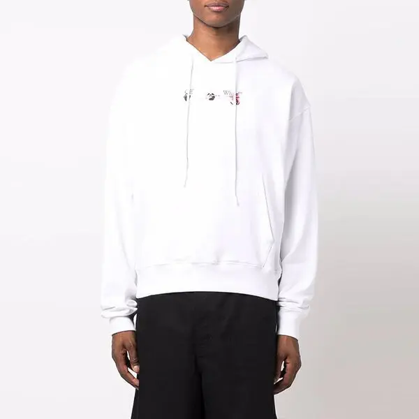 Off-White Arrow Pattern Alphabet" Hoodie