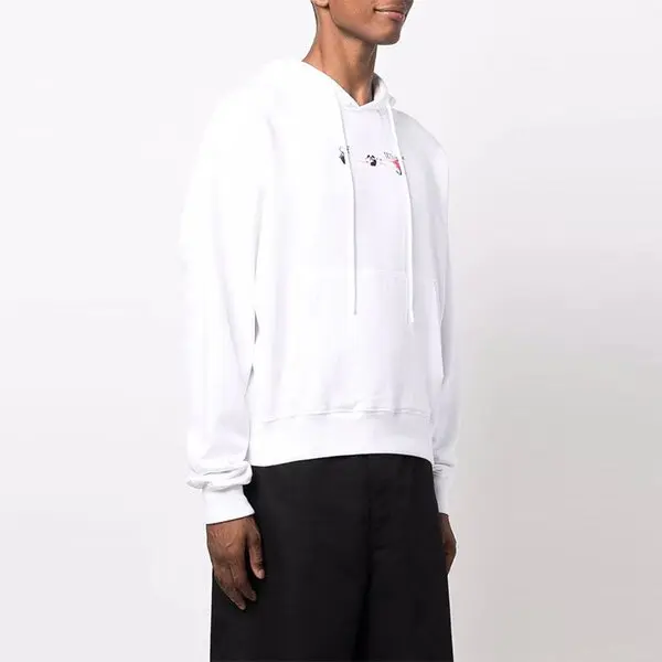 Off-White Arrow Pattern Alphabet" Hoodie