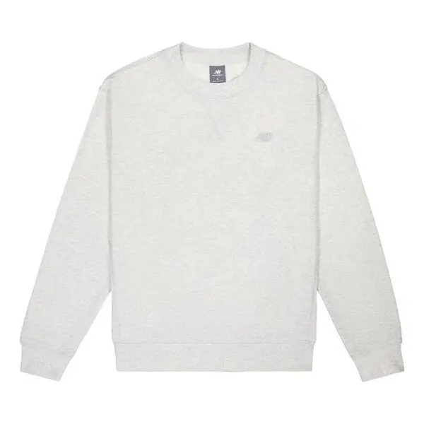 NEW BALANCE Athletics French Terry Sweatshirt Asia Sizing - Ash Heather