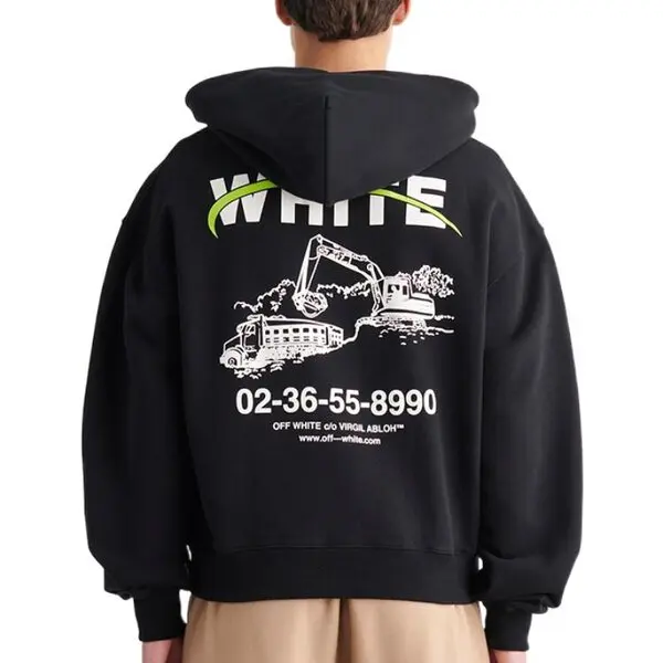 Off-White Off" Graphic Hoodie