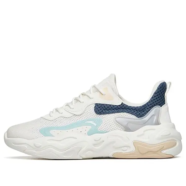 ANTA Broken Cocoon Sneakers - White/blue/silver