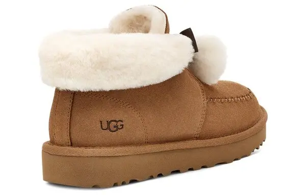UGG Classic Short Boots With Pom-pom Detailing