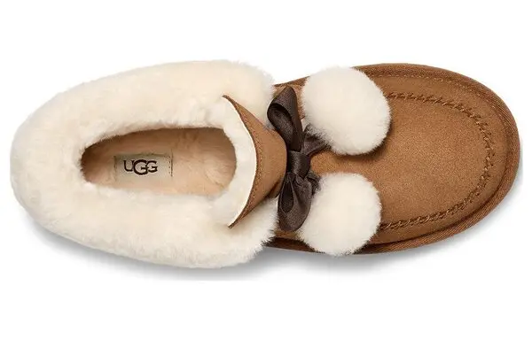 UGG Classic Short Boots With Pom-pom Detailing