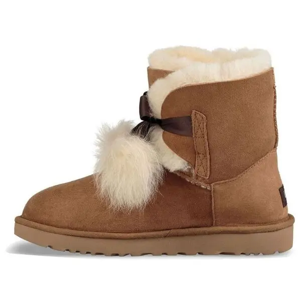 UGG Gita Bow Detail Boots - Brown