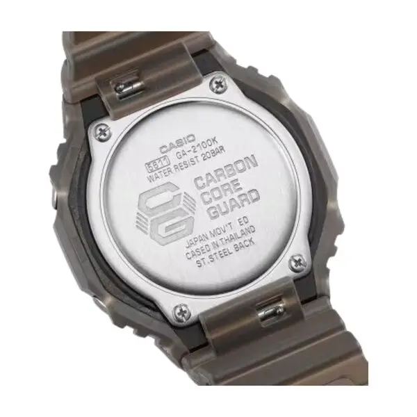Casio G-shock Octagonal Resin Watch - Brown/red