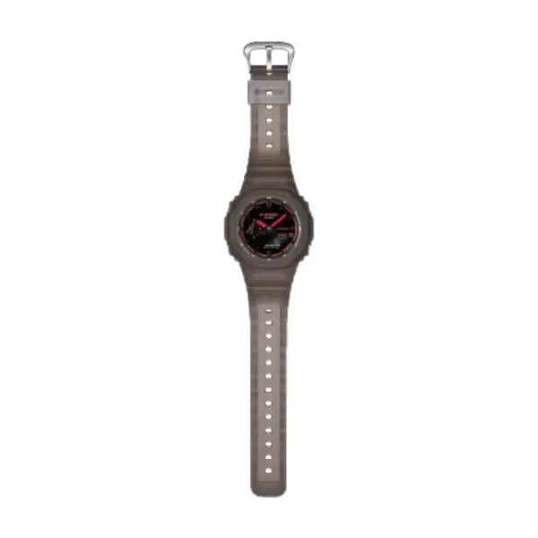 Casio G-shock Octagonal Resin Watch - Brown/red