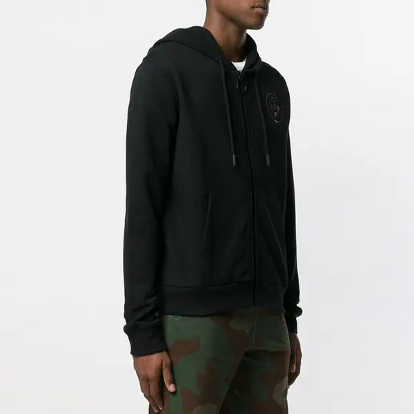 Off-White Embellished Logo Hooded Jacket