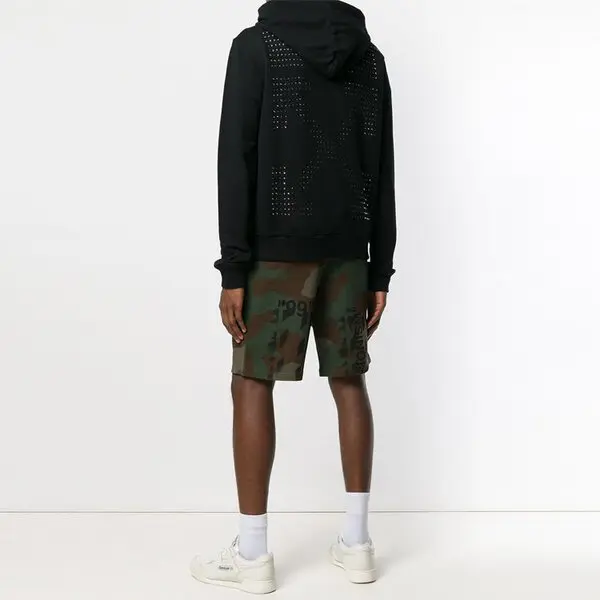 Off-White Embellished Logo Hooded Jacket