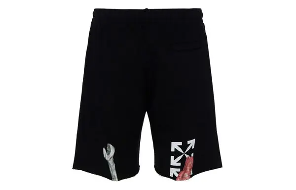 Off-White Pascal Applique Casual Shorts