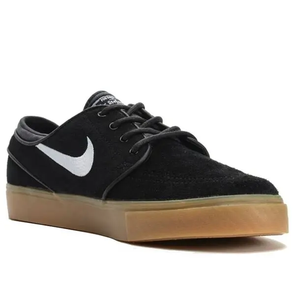Nike Zoom Stefan Janoski " Gum" Low Top Sneakers - Black
