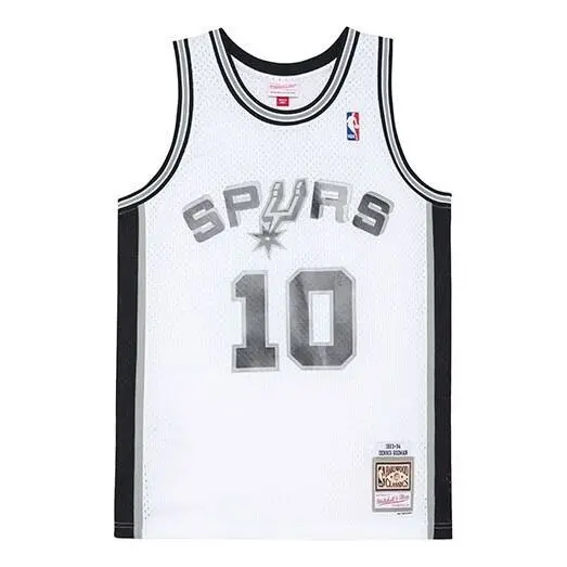 Mitchell & Ness Nba Retro Spurs Jersey - White