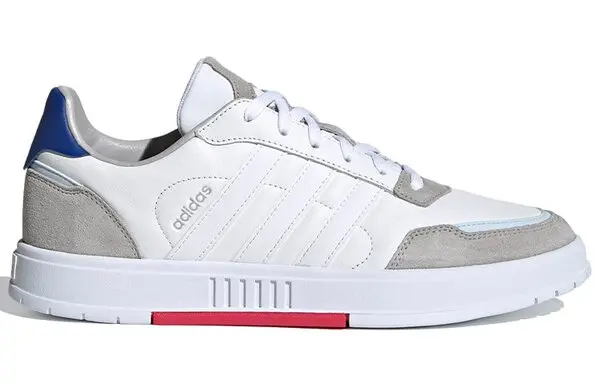 Adidas Neo Courtmaster Sneakers - Creamwhite/gray/red