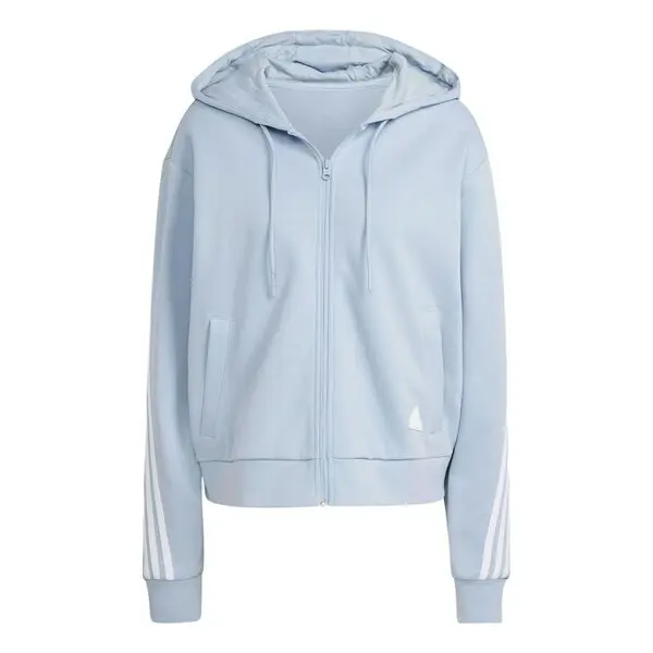 Adidas Future Icons 3-stripes Full-zip Hoodie - Blue