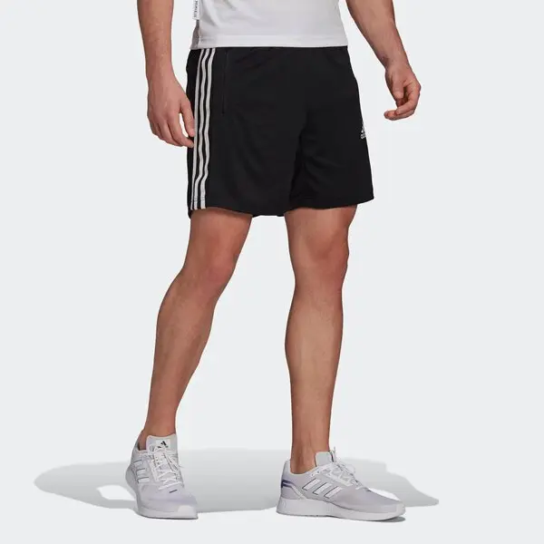 Adidas Side Stripe Sports Shorts - Black