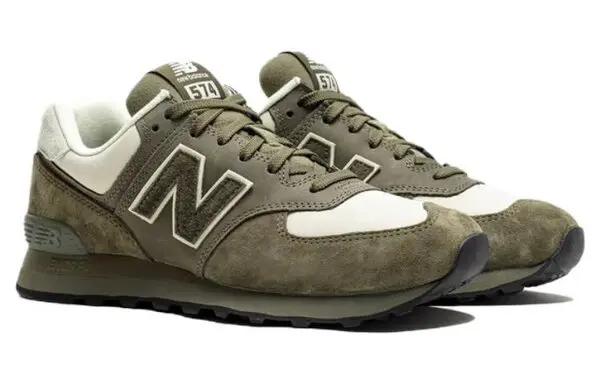NEW BALANCE 574 X Junya Watanabe Sneakers - Khaki/off White