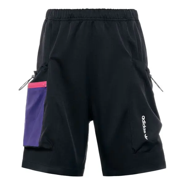 Adidas Originals Multicolor Pocket Sports Shorts - Black