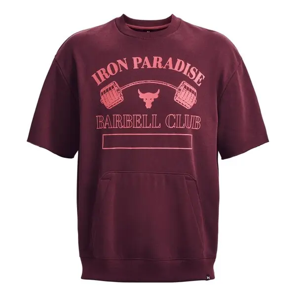 Under Armour Project Rock Graphic T-shirt 'cherry Pink - Cherry Pink/red