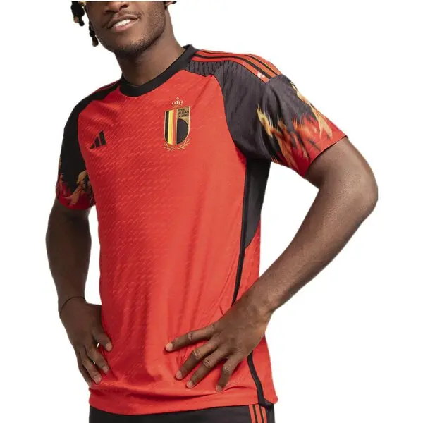 Adidas Belgium 2022-2023 Authentic World Cup Home Jersey