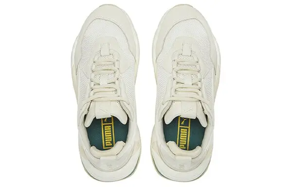 PUMA Thunder Spectra Low Top Sneakers - White/green