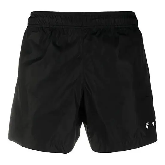 Off-White Ss21 Logo Detail Shorts - Black