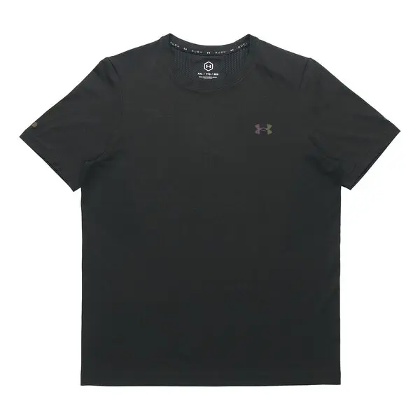 Under Armour Rush Seamless Short Sleeve Performance T-shirt - Black