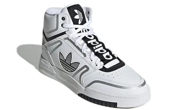 Adidas Originals Drop Step Xl High-top Sneakers - White/black