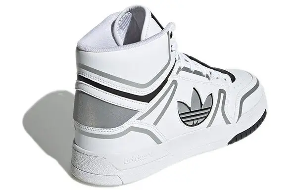 Adidas Originals Drop Step Xl High-top Sneakers - White/black