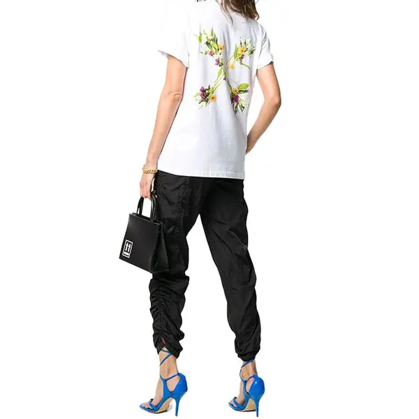 Off-White Back Flowers Arrow Short Sleeve T-shirt