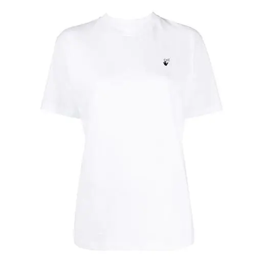 Off-White Back Flowers Arrow Short Sleeve T-shirt - White