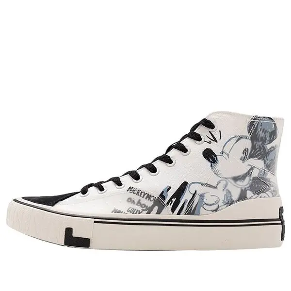 LI-NING Classic Leisure Hi X Disney Sneakers - Blackwhite