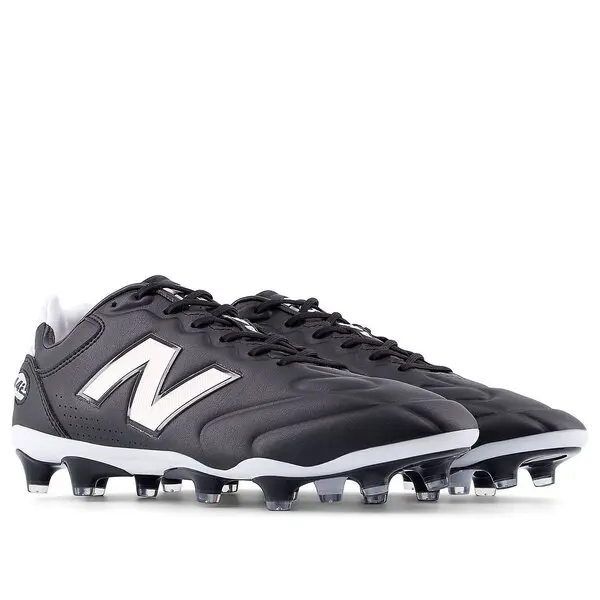 NEW BALANCE 442 Elite Fg V3 Soccer Cleats - Black/white/fire Cracker