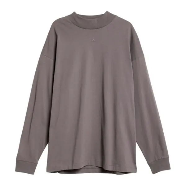 Adidas Basketball Long Sleeve Mock Neck Tee