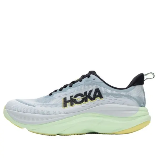 Hoka One One Skyflow Athletic Sneakers - Light Grey/black