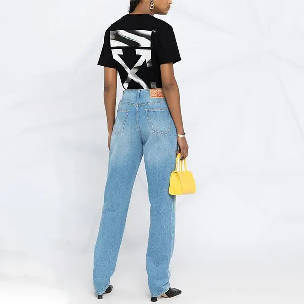 Off-White Short Sleeve Arrows Logo T-shirt