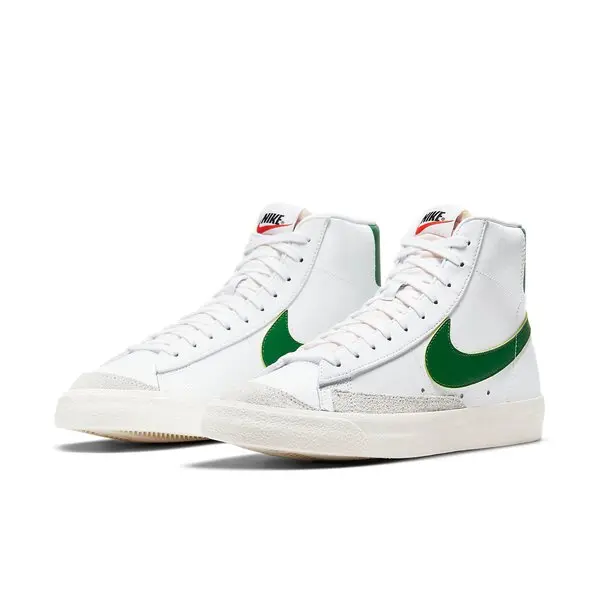 Nike Blazer Mid '77 Vintage High Top Sneakers - White/green