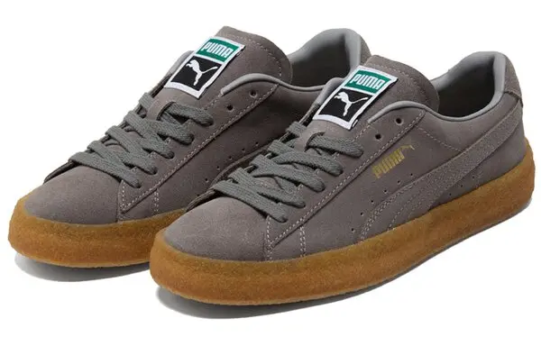PUMA Suede Crepe Leisure Board Shoes - Grey