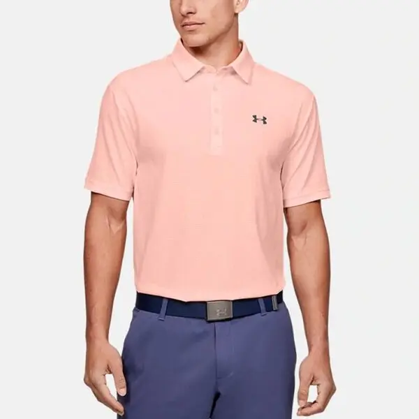 Under Armour Playoff 2.0 Golf Polo Shirt - Light Pink