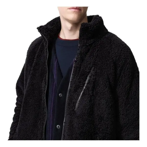 Uniqlo X Needles Fleece Zip-up Jacket - Black