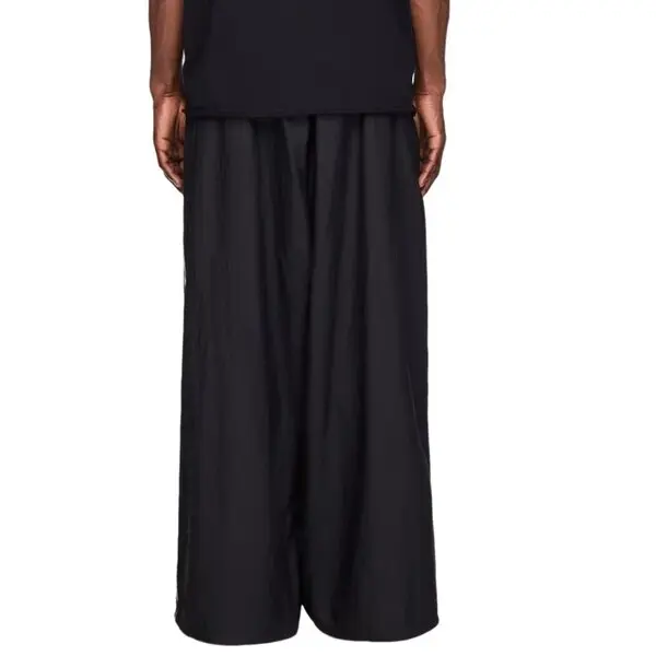 Adidas Y-3 Raw Edge 3 Stripes Wide Leg Pants