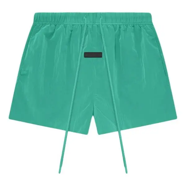 Fear Of God Crinkle Nylon Running Short - Mint Leaf