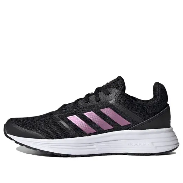Adidas Galaxy Athletic Sneakers - Black/purple/white