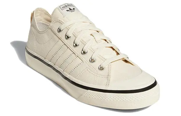 Adidas Nizza Rf 74 Ecru Tint Sneakers - White
