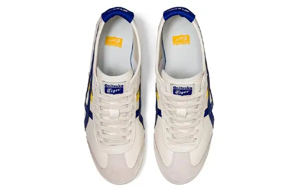 Onitsuka Tiger Mexico 66 "white Blue Yellow" Lace-up Sneakers - White/blue/yellow