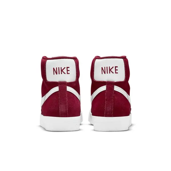 Nike Blazer Mid '77 Suede High Top Sneakers - Red/white