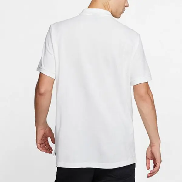 Nike Casual Sports Lapel Short Sleeve Polo Shirt - White