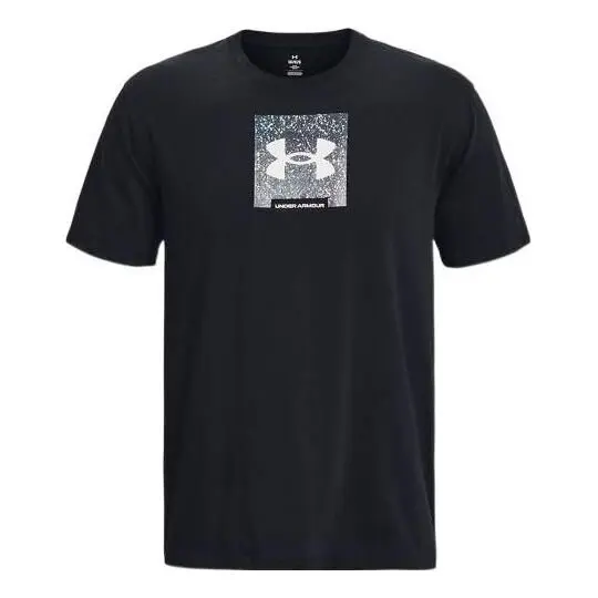 Under Armour Boxed Heavyweight T-shirt 'black - Black/grey